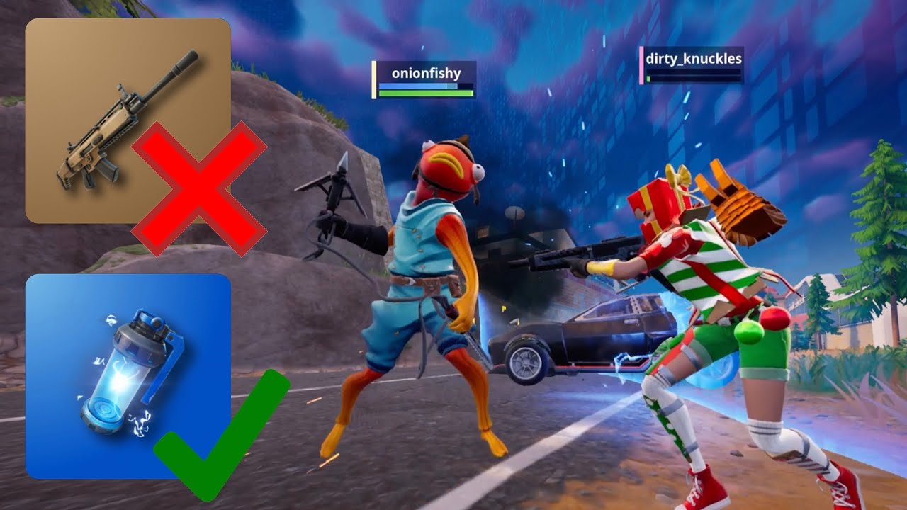 I played Fortnite WITHOUT GUNS - YouTube