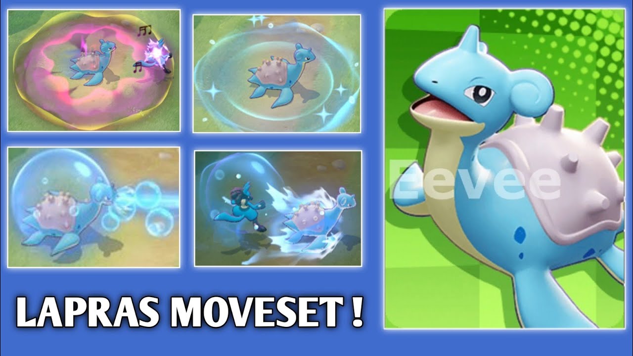 LAPRAS MOVESET LEAKED POKEMON UNITE | NEW DEFENDER | LAPRAS COMING TO ...