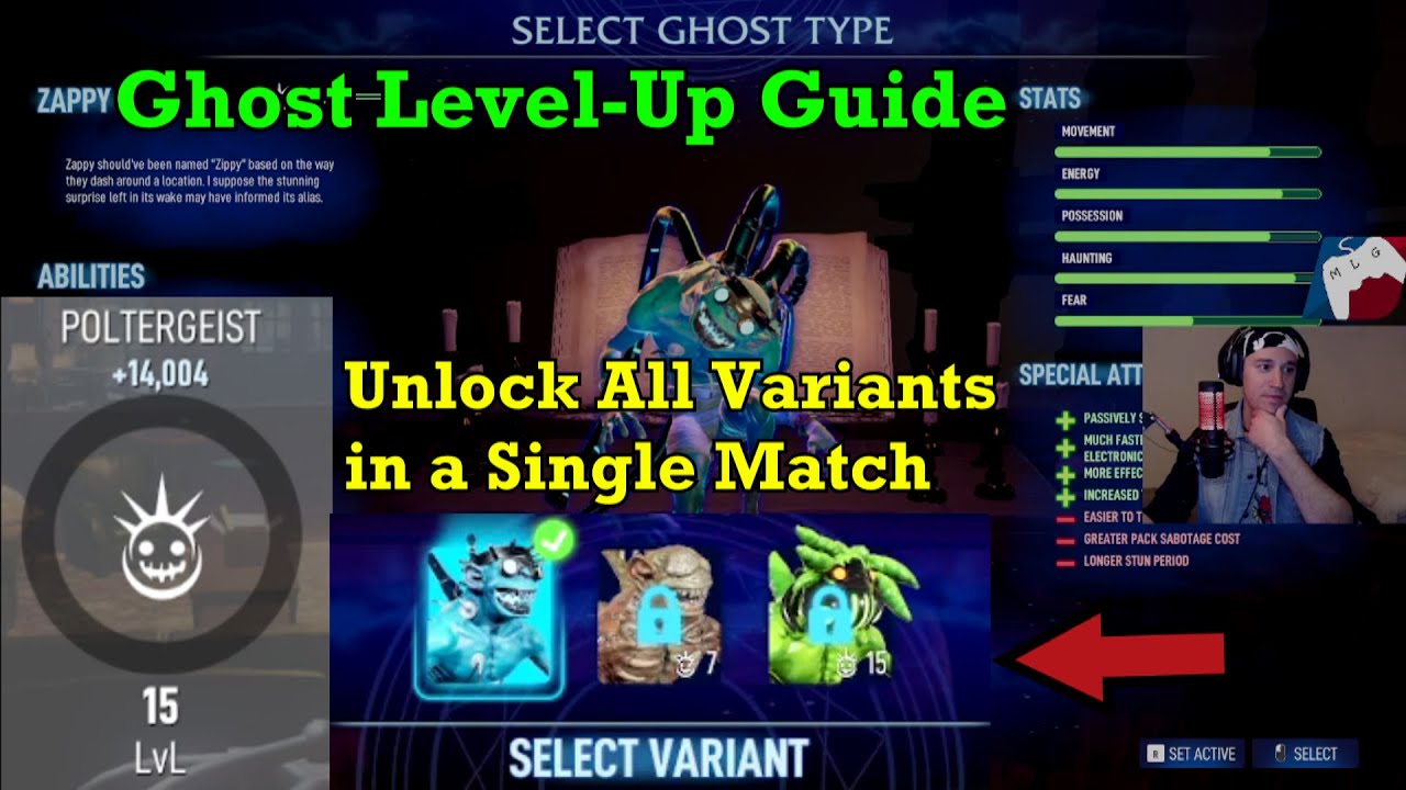 How to Quickly Level Up a Ghost & Unlock their Variants | Ghostbusters ...