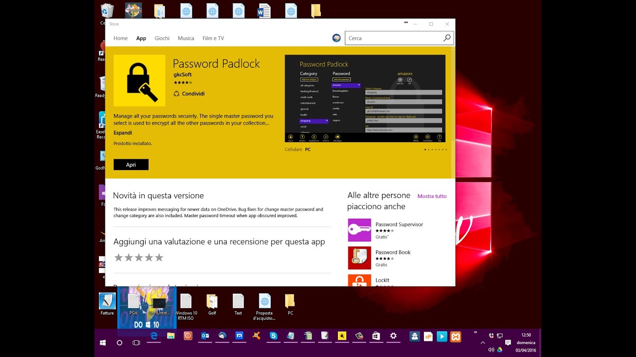 Password Padlock per Windows 10 PC - YouTube
