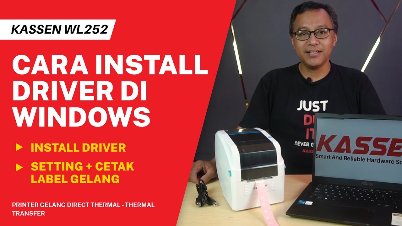 KASSEN WL252 | CARA INSTALL DRIVER DI WINDOWS - YouTube
