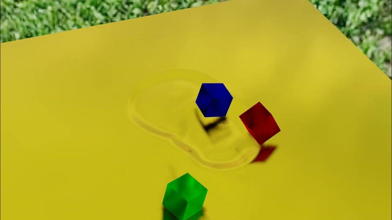 How to create colliding cloth simulation with falling objects in blender | Beginner's Tutorial ...