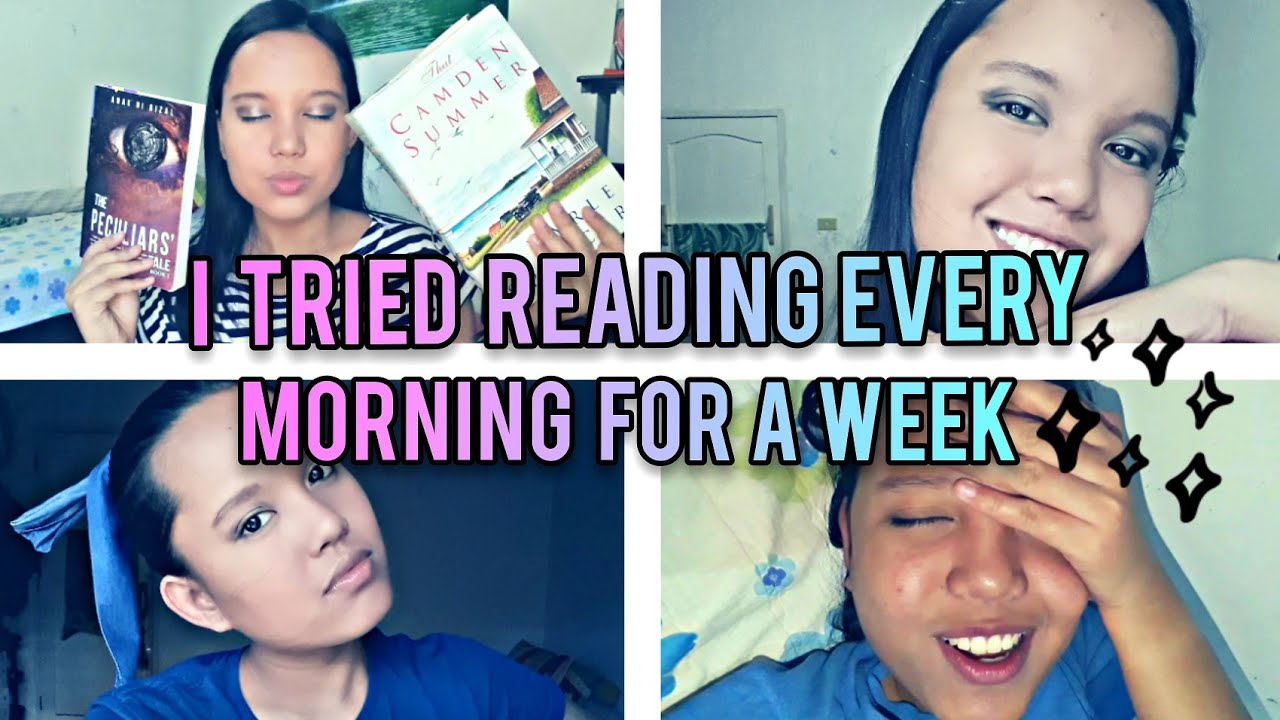 i tried reading every morning for a week. - YouTube