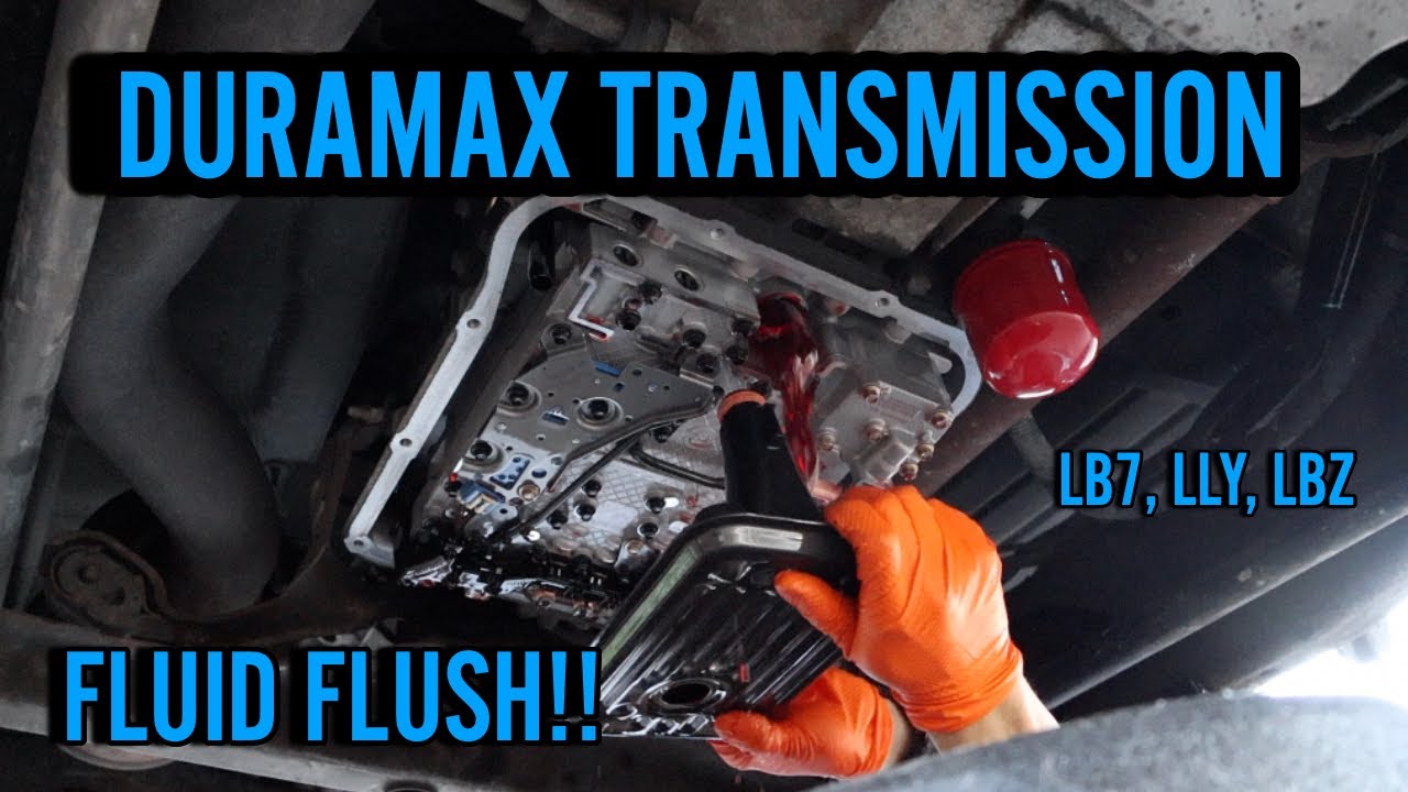 DURAMAX ALLISON TRANSMISSION FLUID FLUSH!! (LB7, LLY, LBZ) - YouTube