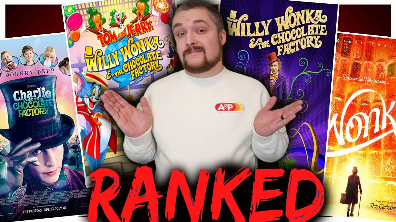 All 4 Willy Wonka Movies RANKED - YouTube