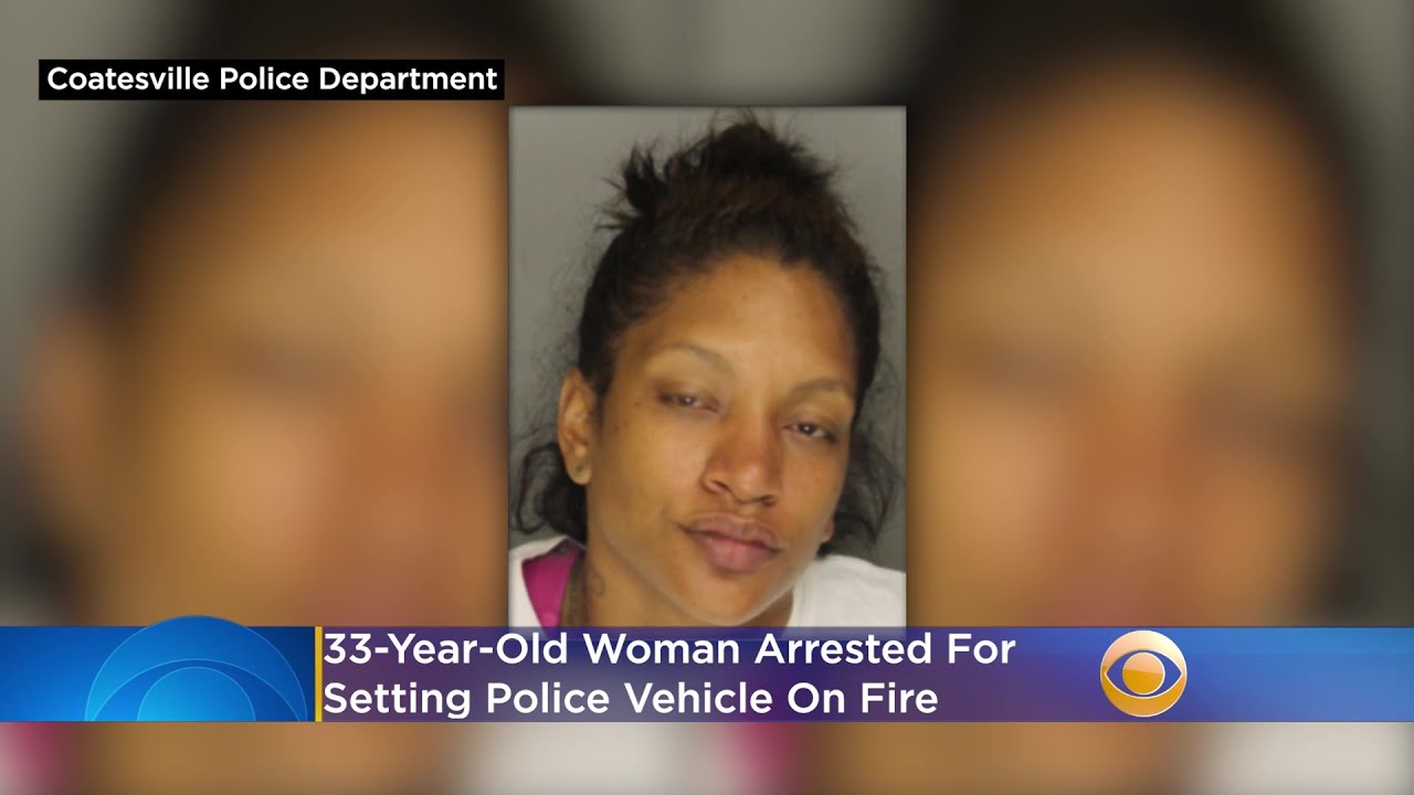 33 Year Old Woman Arrested For Setting Police Vehicle On Fire Youtube