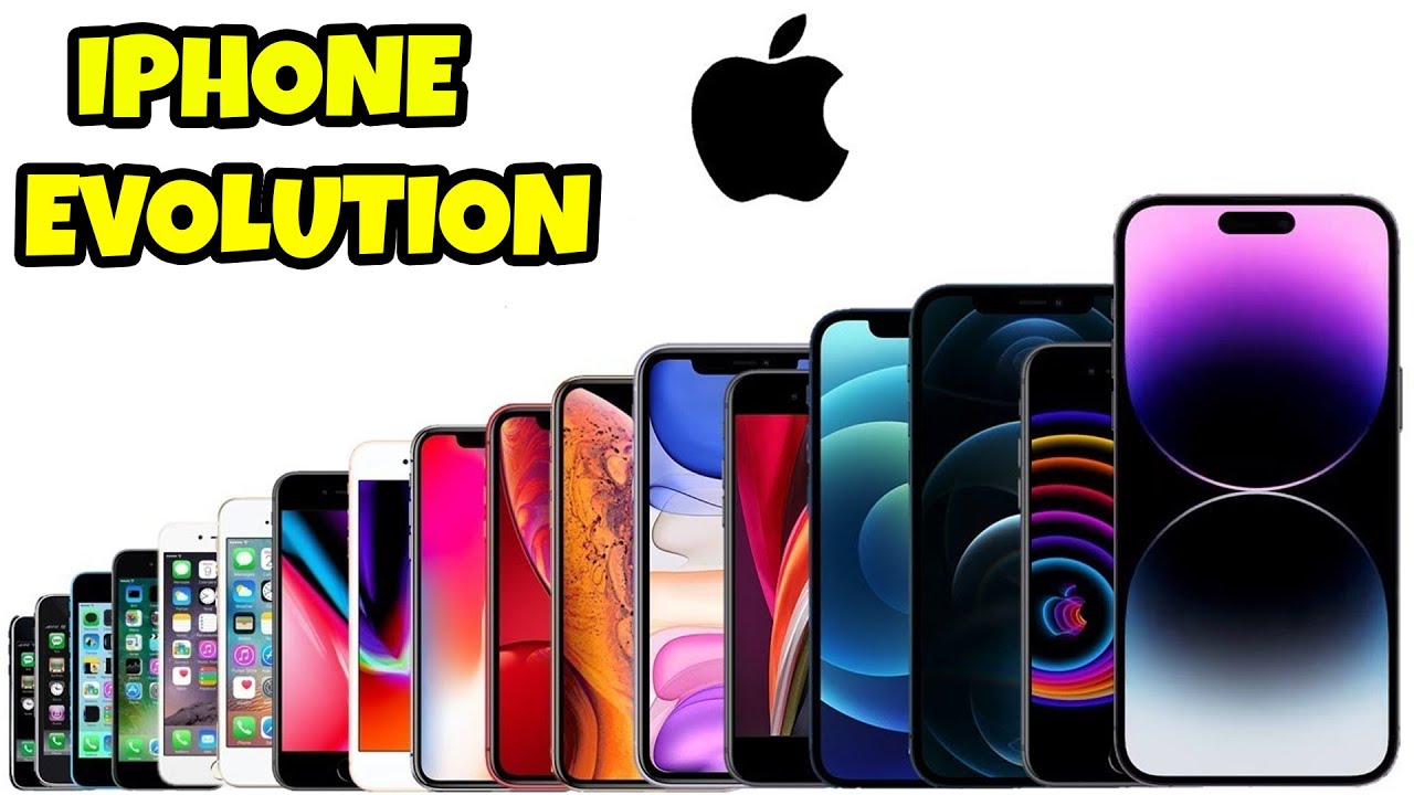 IPhone Evolution - Evolution of iPhone (2023) - iphone 15 presentation ...