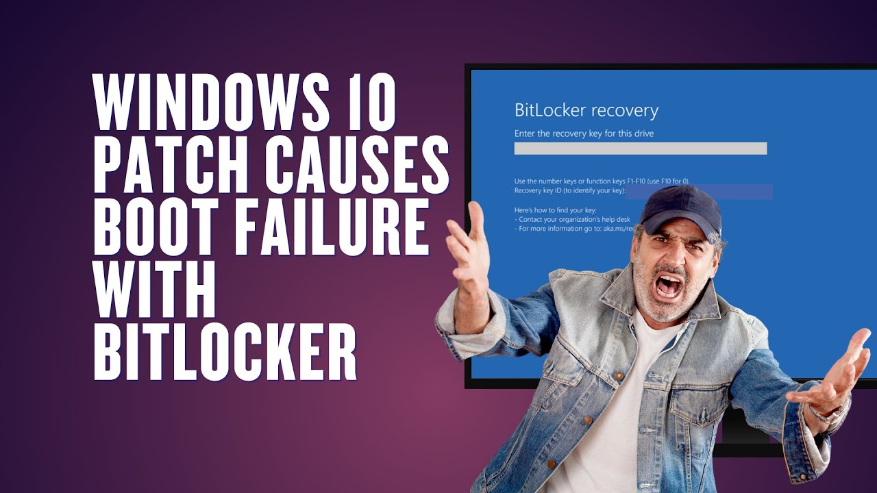 Windows 10 Patch Causes Boot Failure With BitLocker - YouTube