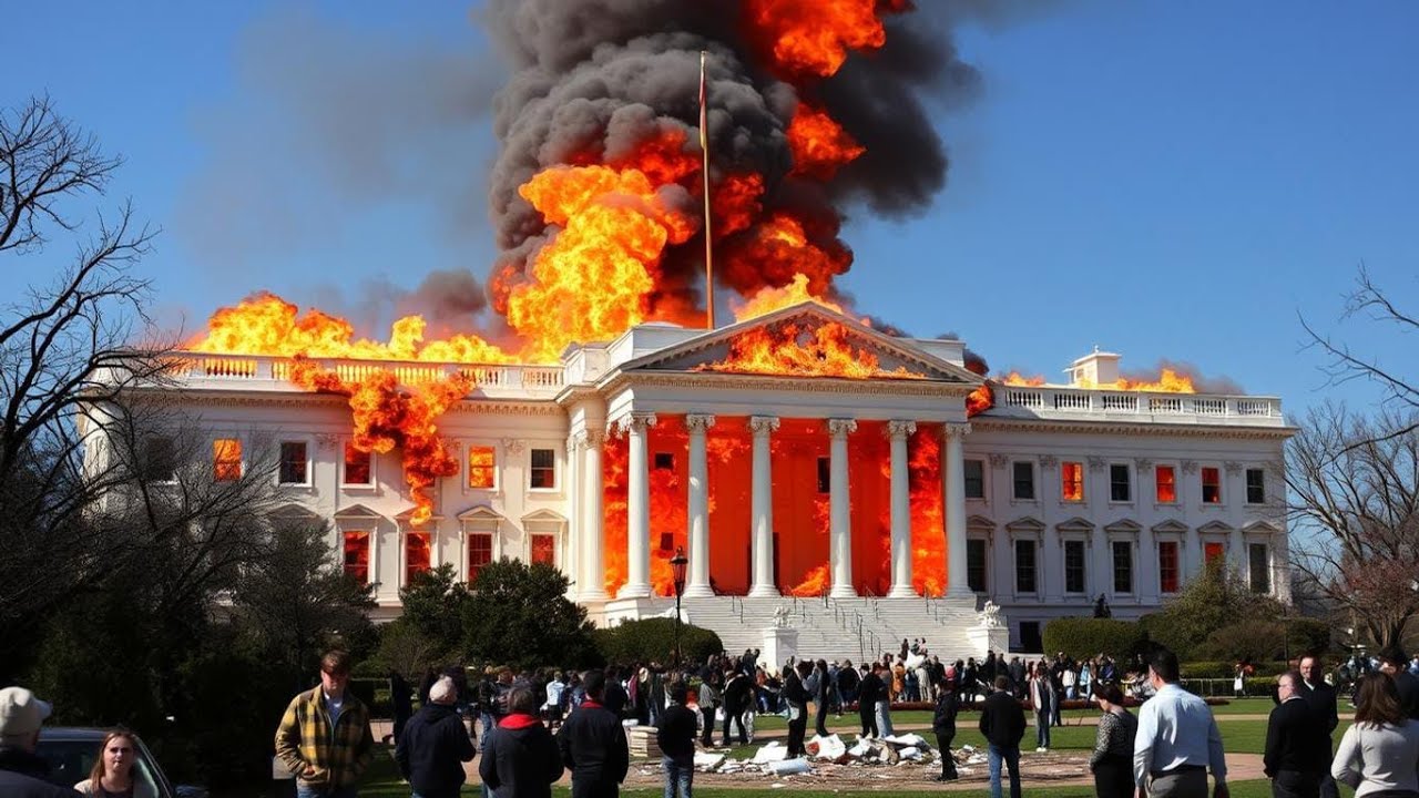 Today, the US Presidential Palace in Washington was destroyed by a ...