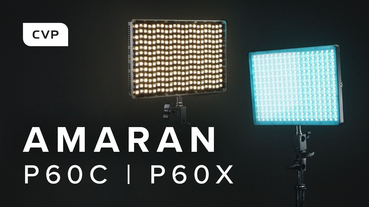 Amaran P60c / P60x - Affordable LED Panels! - YouTube