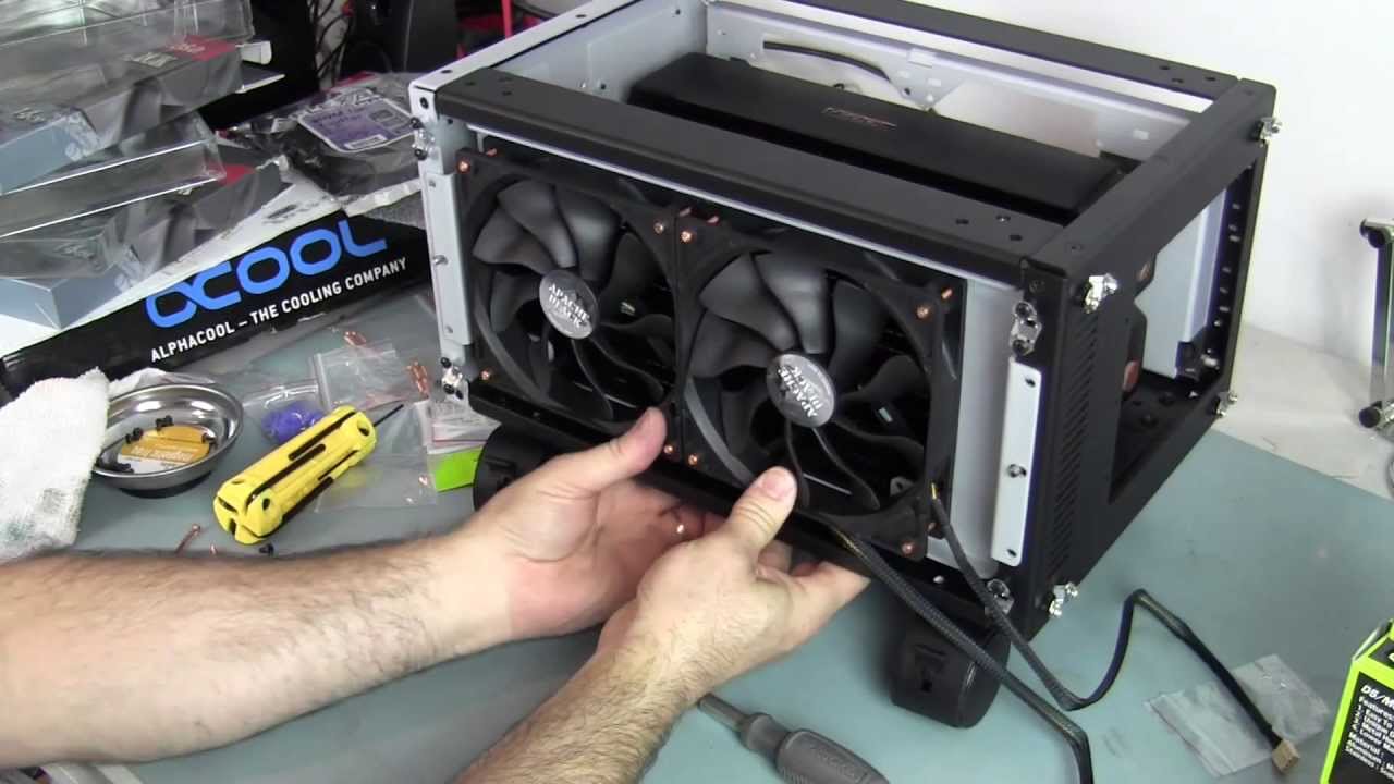 Case Labs Mercury S3 MiniITX Build Log 2 - Cabling and Pedestal - YouTube