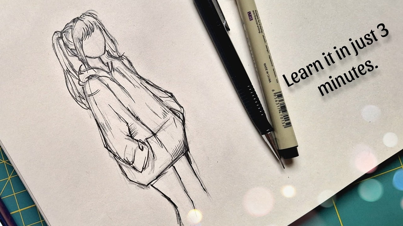 How to Draw Body with Simple Anatomy | tutorial - YouTube