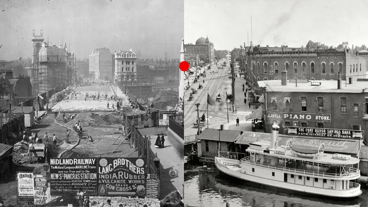 Through Time in Old, Rare Historical Photos - YouTube