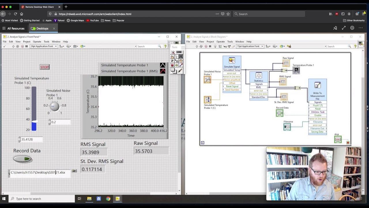 CHEM 363: Save Signals in LabVIEW - YouTube