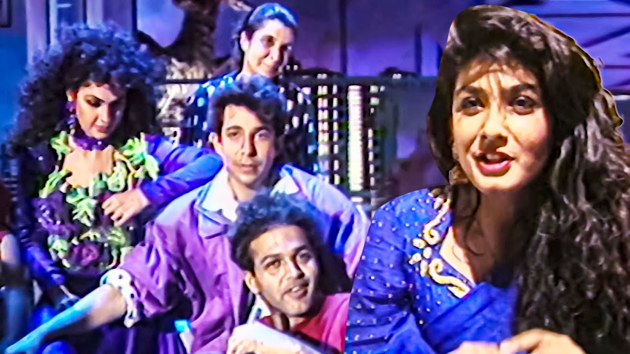 Shooting Of Pehla Nasha (1993) | Raveena Tandon, Deepak Tijori ...