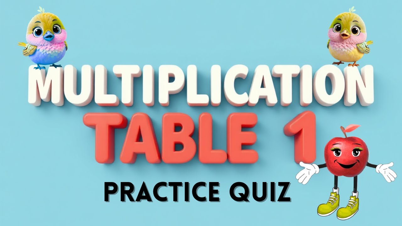 Multiplication Table 1 : Practice Drill and Quiz for Beginners at easy ...
