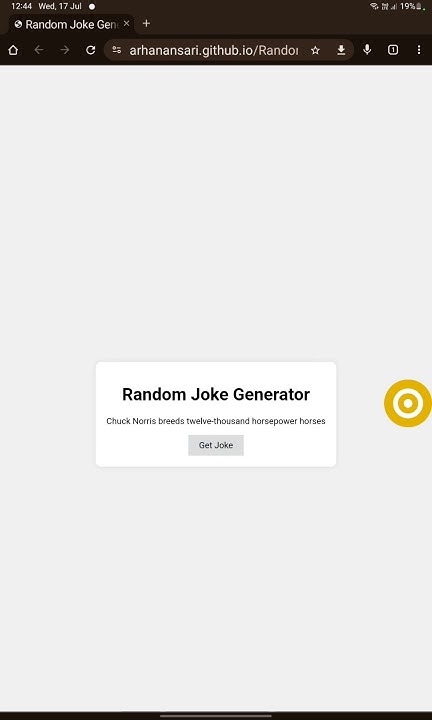 Create A Random Joke Generator With Html Css And Js Github Pages Deployment Codewitharhan