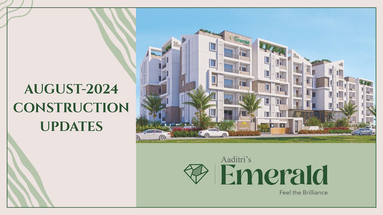#aaditri EMERALD Latest Construction Update | August 2024 - YouTube