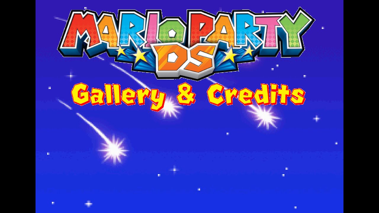 Let's Play Mario Party DS - Gallery & Credits - YouTube