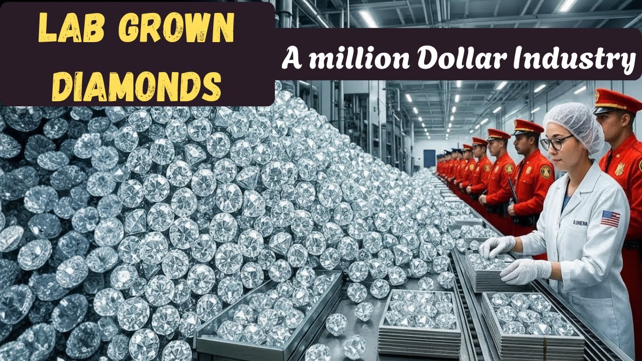 Inside the Million Dollars Diamond Factory | How Synthetic Diamonds are ...