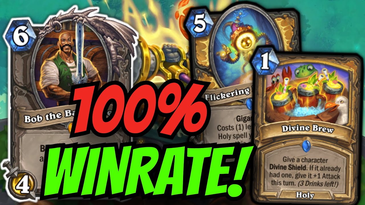 🔥ROTTOOOO! 100% WINRATE con sta LISTA INSANA! Drunk Pala | Hearthstone ITA - YouTube