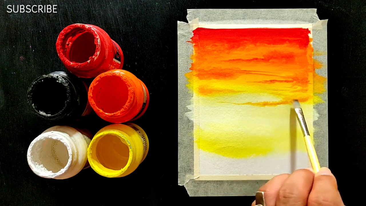 Easy Painting Ideas Step by Step Painting Tutorial - YouTube
