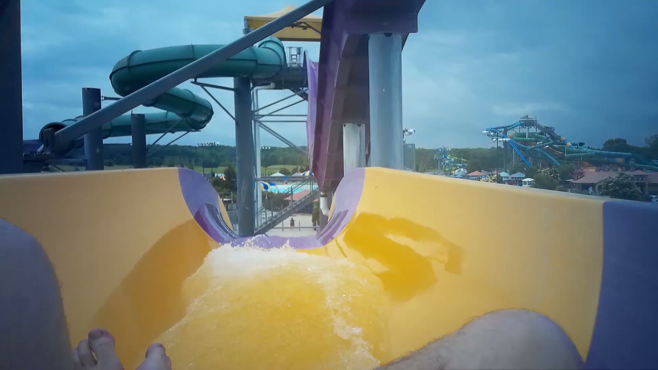 Zoombezi Bay Python Plunge Slide - YouTube