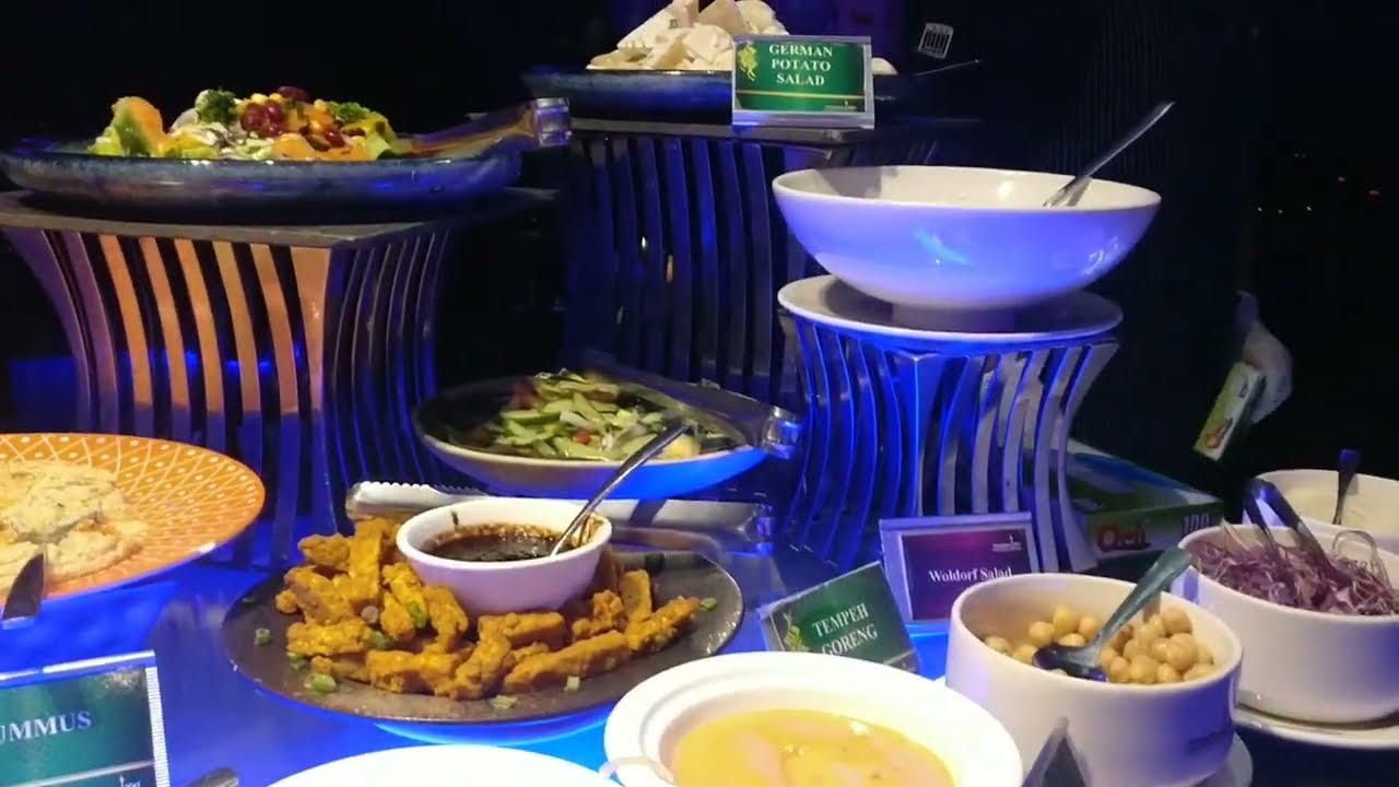 Buffet Dinner at Atmosphere 360° Kuala Lumpur Tower - YouTube