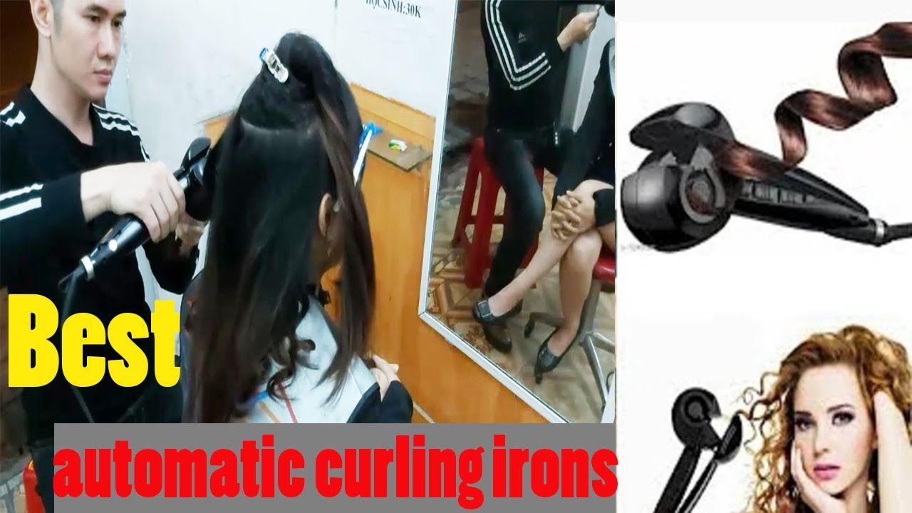 Best the worlds most high tech automatic curling irons - YouTube
