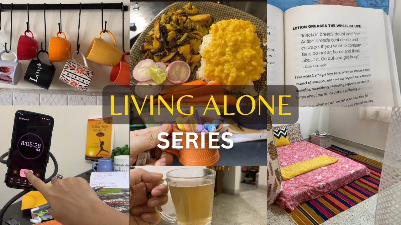 LIVING ALONE Series | How I wake up at 3:14 AM EVERYDAY | Studying for ...