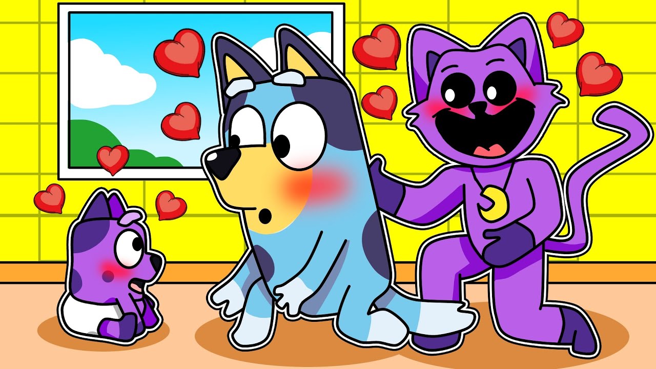 CATNAP Y BLUEY TIENEN UN HIJO EN MINECRAFT 👶💖 ¿SOMOS PADRES 😨 Smiling ...