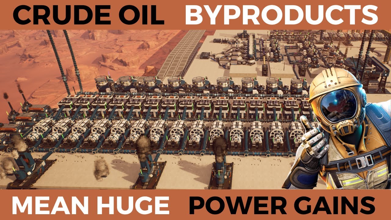 Satisfactory Plus complete oil processing gives a little bit of ...
