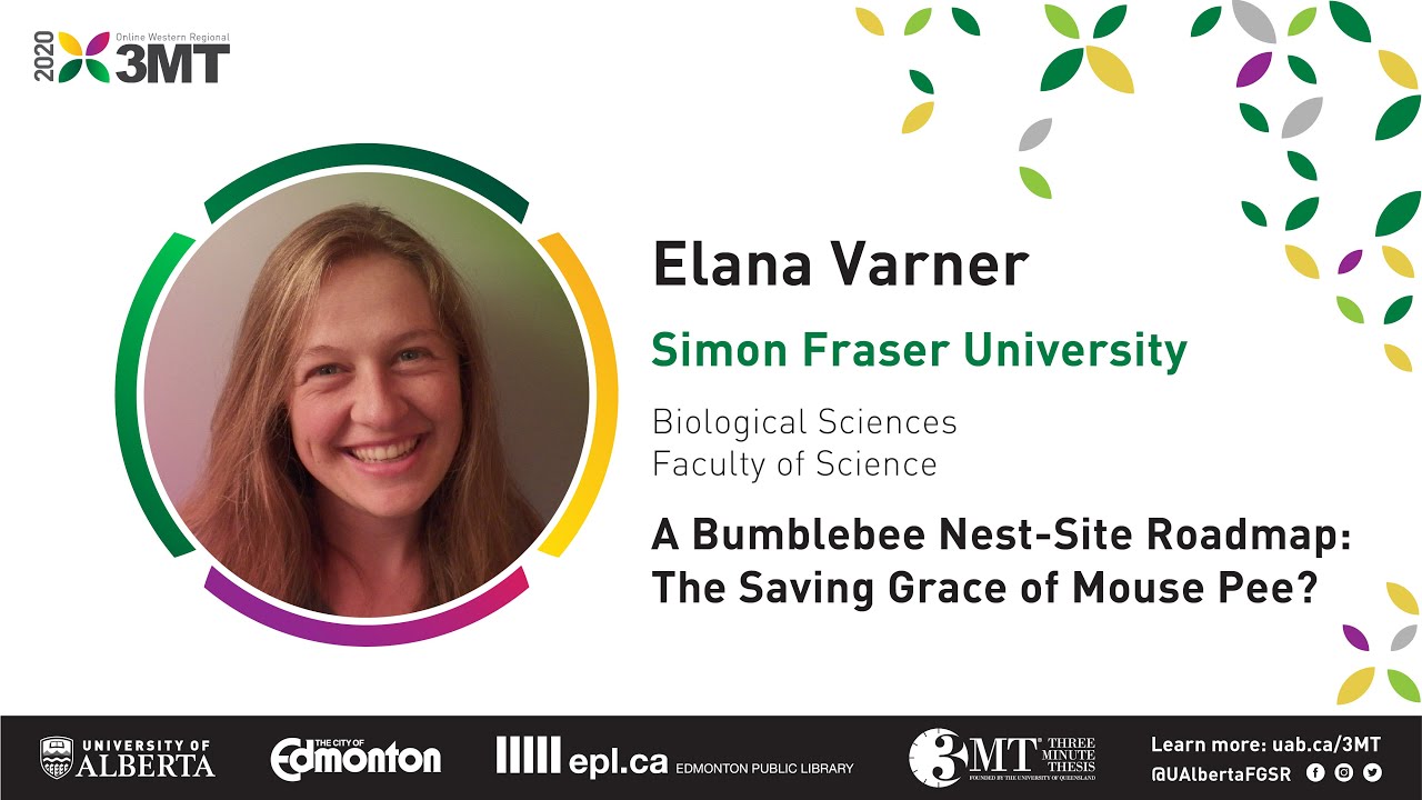 Western Regionals 3MT 2020: Elana Varner (Simon Fraser University ...