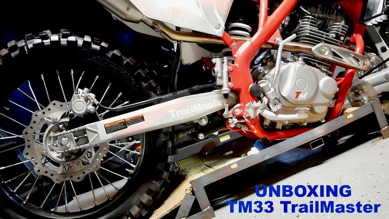 UNBOXING 250cc TM33 TRAILMASTER /FULL SIZE/ FIRST RIDE RAW VIDEO # ...