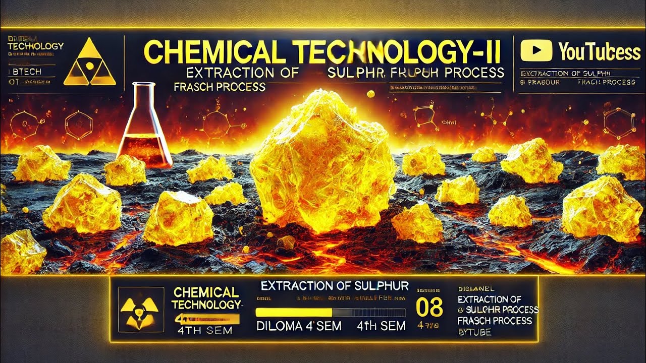 Extraction of Sulphur (Frasch Process) Chemical Technology-II CHE Engg ...