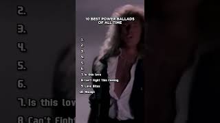 🎸 "Top 10 Power Ballads of All Time | Epic Rock Anthems That Hit You ...