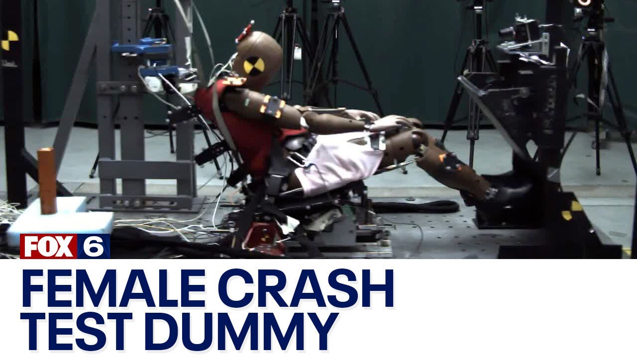 Female crash test dummy puts focus on women | FOX6 News Milwaukee - YouTube