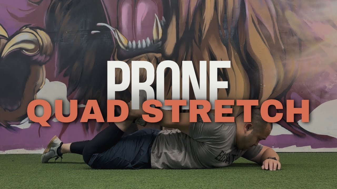 Prone Quad Stretch - YouTube