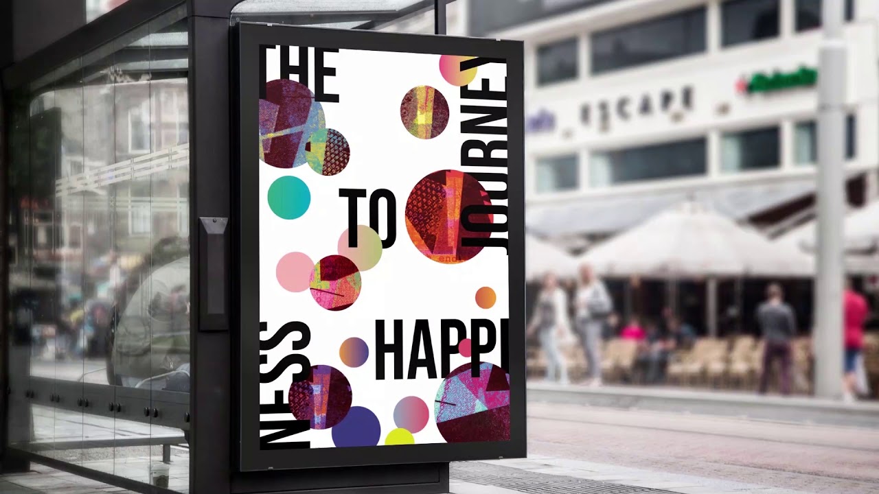The Journey to Happiness - Animated Adshel Poster - YouTube