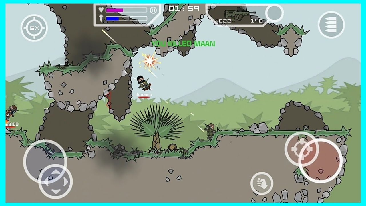 Mini Militia Play Game #2 👍👍👍 - YouTube