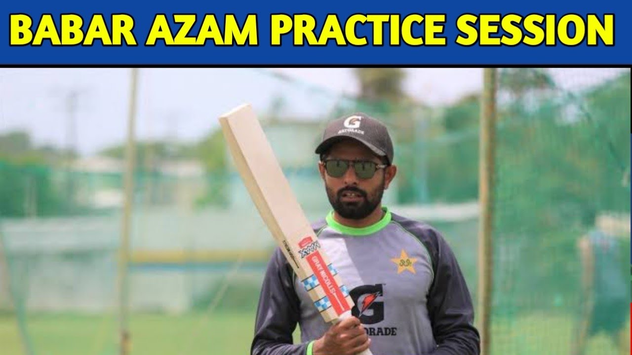 Babar Azam hard practice session before Australia tour - YouTube