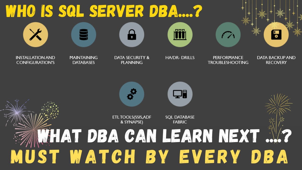 Must Wacth!! Who is SQL Server DBA.......? | DBA's Future Technologies ...