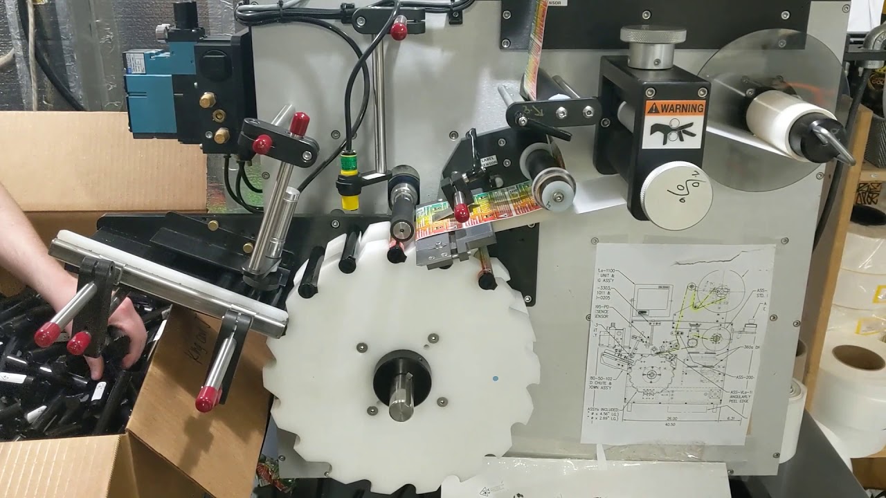 CTM Label Wrap Applicator 2 - YouTube