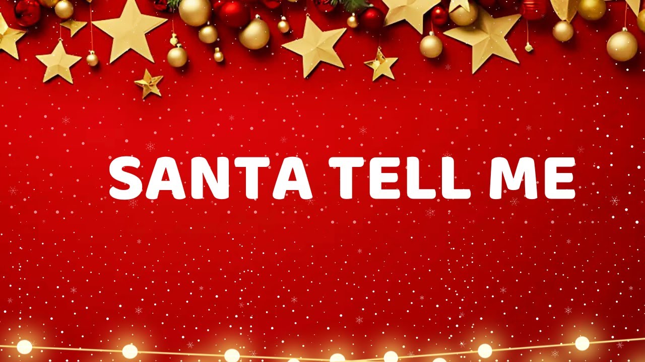 Santa Tell Me by Ariana Grande with Lyrics - Best christmas songs - YouTube