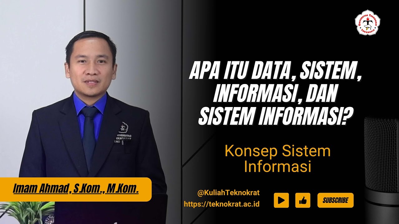 Apa itu Data, Sistem, Informasi, dan Sistem Informasi? - Konsep Sistem ...