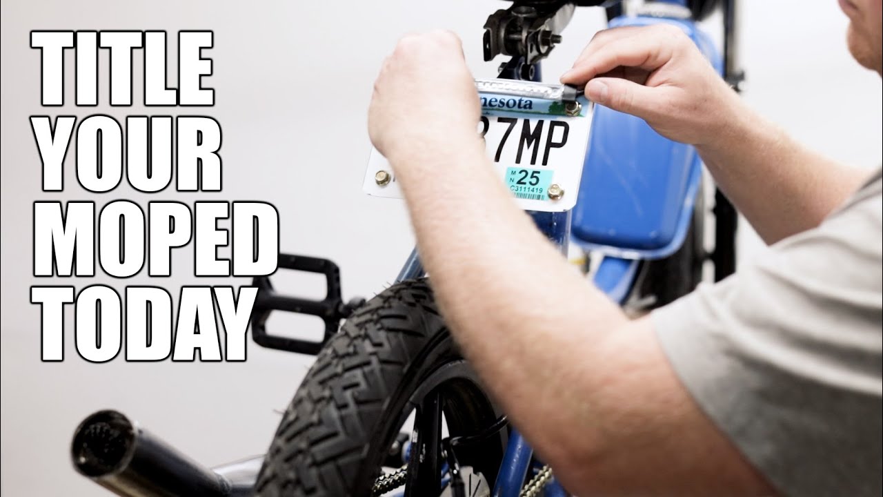 How to title a moped in Minnesota - YouTube