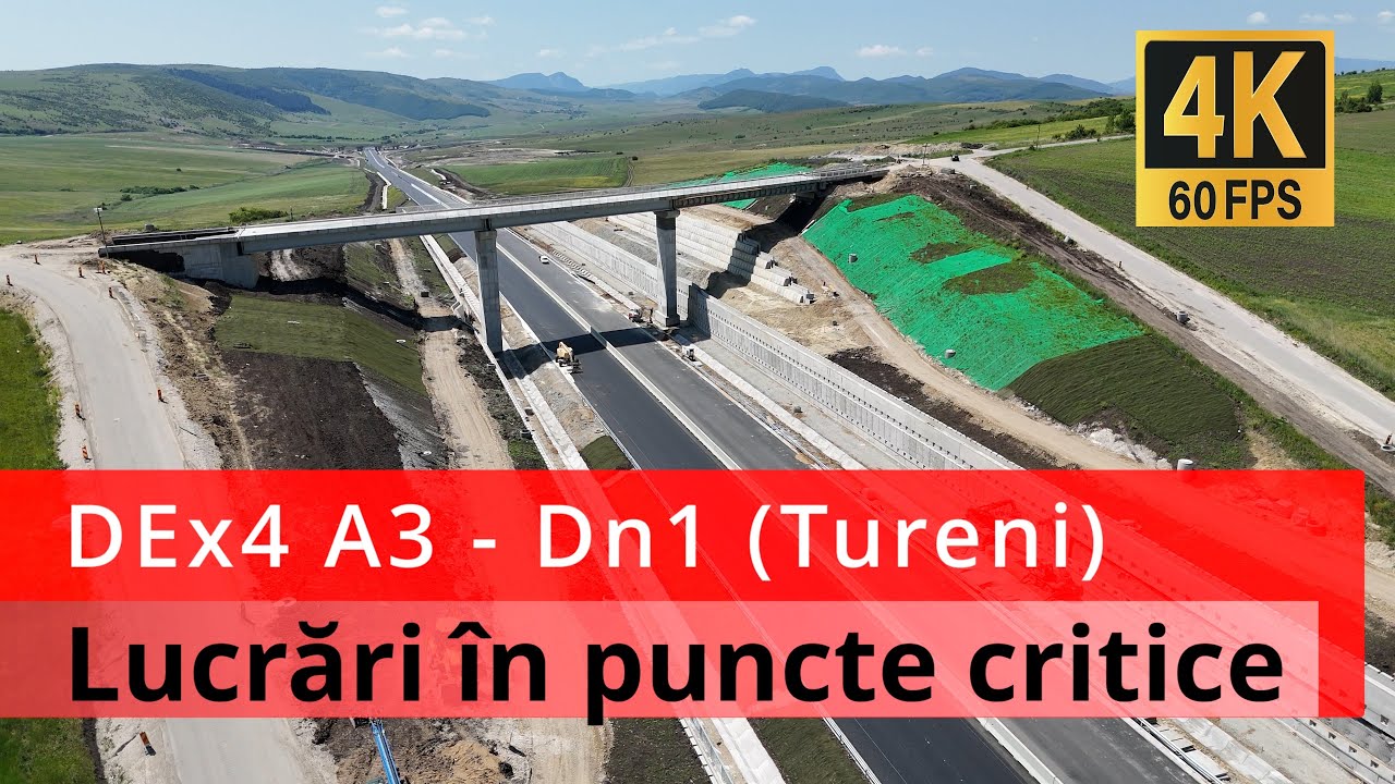Lucrări DEx4 Legătura A3 - DN1 Tureni 15.06.2025 - YouTube