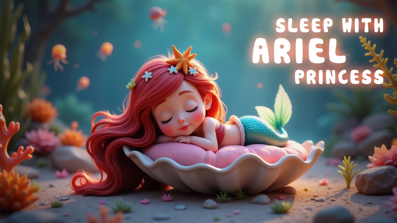 Ariel the Little Mermaid’s Lullaby | Relaxing Baby Sleep Music 🧜‍♀️🐚🌙 ...