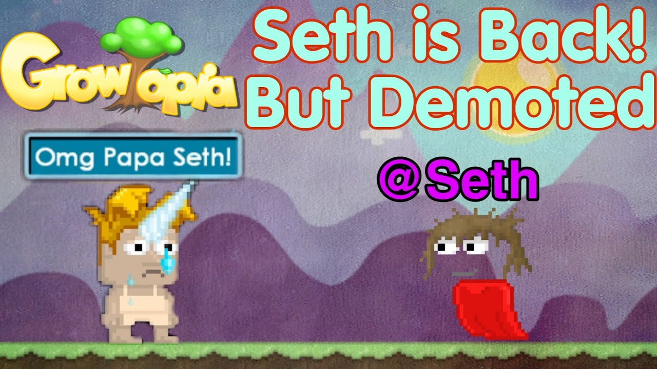 Seth is back | Growtopia - YouTube