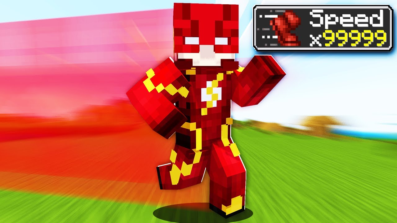 Playing As THE FLASH In Minecraft! (Flash Mod) - YouTube